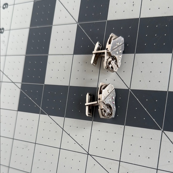 SWANK | Accessories | Vintage Swank Watch Movement Cufflinks Central ...